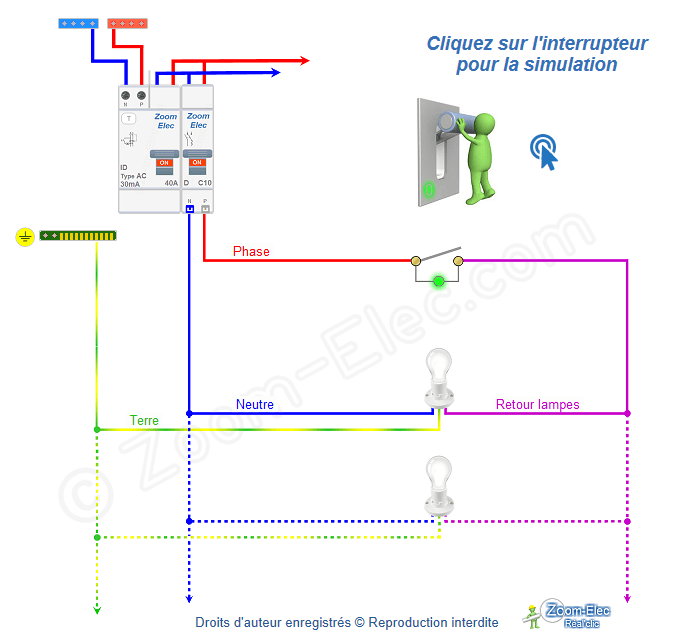 Branchement Interrupteur Temoin Lumineux Sans Neutre